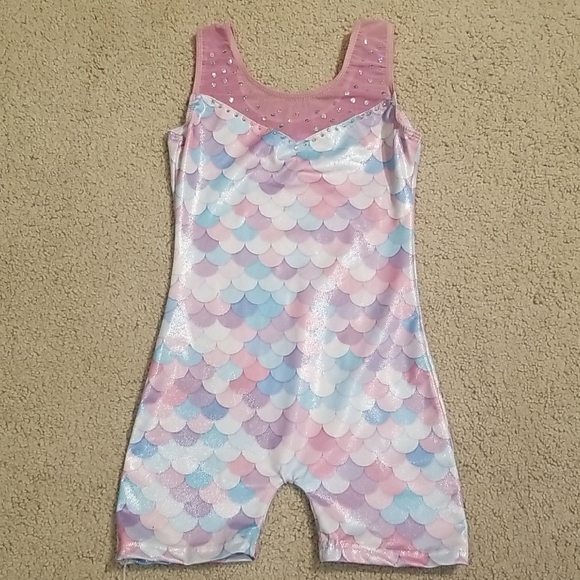 One Pieces | Mermaid Scale Patterned Leotard | Poshmark